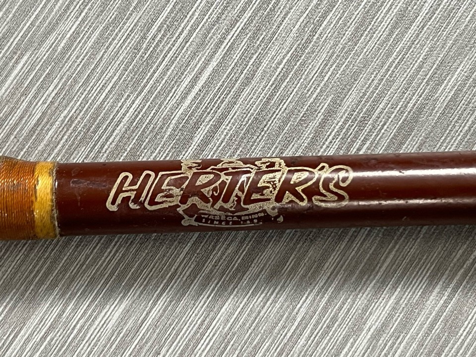 Vintage Herters Boat Pier Rod Fishing Rod 7 ' RB9S30 Antique Saltwater ...