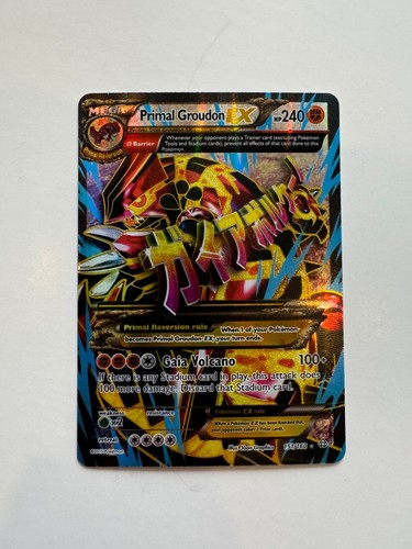 Primal Groudon EX - 151/160 - Full Art XY Primal Clash Pokemon LP | eBay