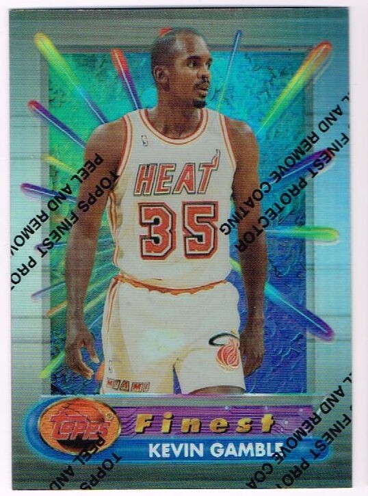 1994-95 Topps Finest Refractor Kevin Gamble #327 3145* | eBay