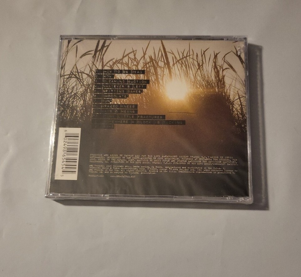 Snow Patrol Final Straw CD Hype Stickers Indie Alternative Rock New ...
