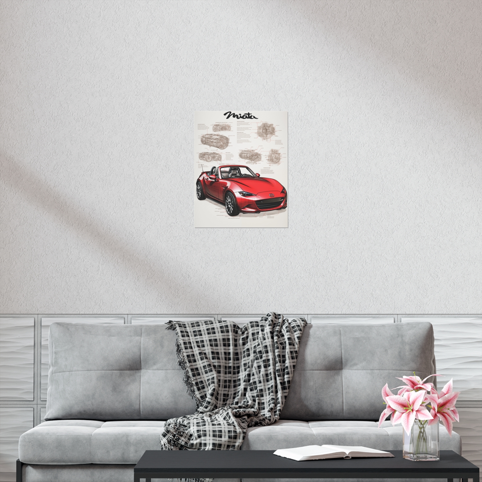 Mazda Miata Poster- Mazda Miata Patent Print, Mazda Miata Art, Mazda ...