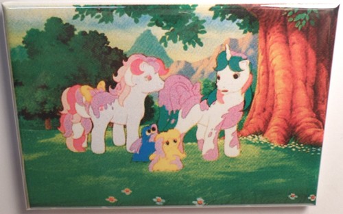 My Little Pony 2" x 3" Refrigerator Locker MAGNET MLP Sticker Book ...