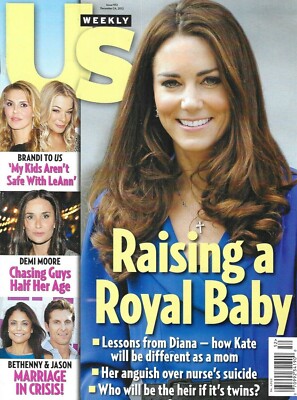 Us Weekly Magazine Kate Middleton Demi Moore Bethenny Frankel LeAnn ...