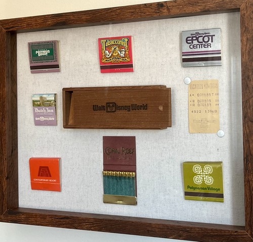 Disney World Tobacconist Magic Kingdom Cigar Box Framed w/ Receipt ...