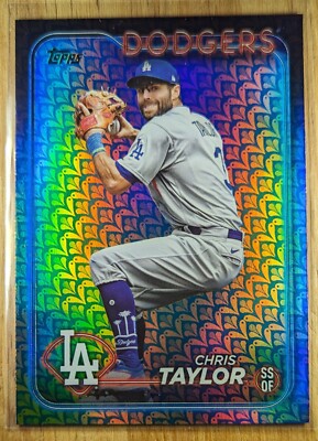 2024 CHRIS TAYLOR Topps Series 1 #246 Easter Holiday SP Foil Los ...