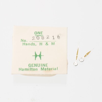Hamilton Watch Hands No. 208216 Original Pair Hour Minute Watchmaker ...