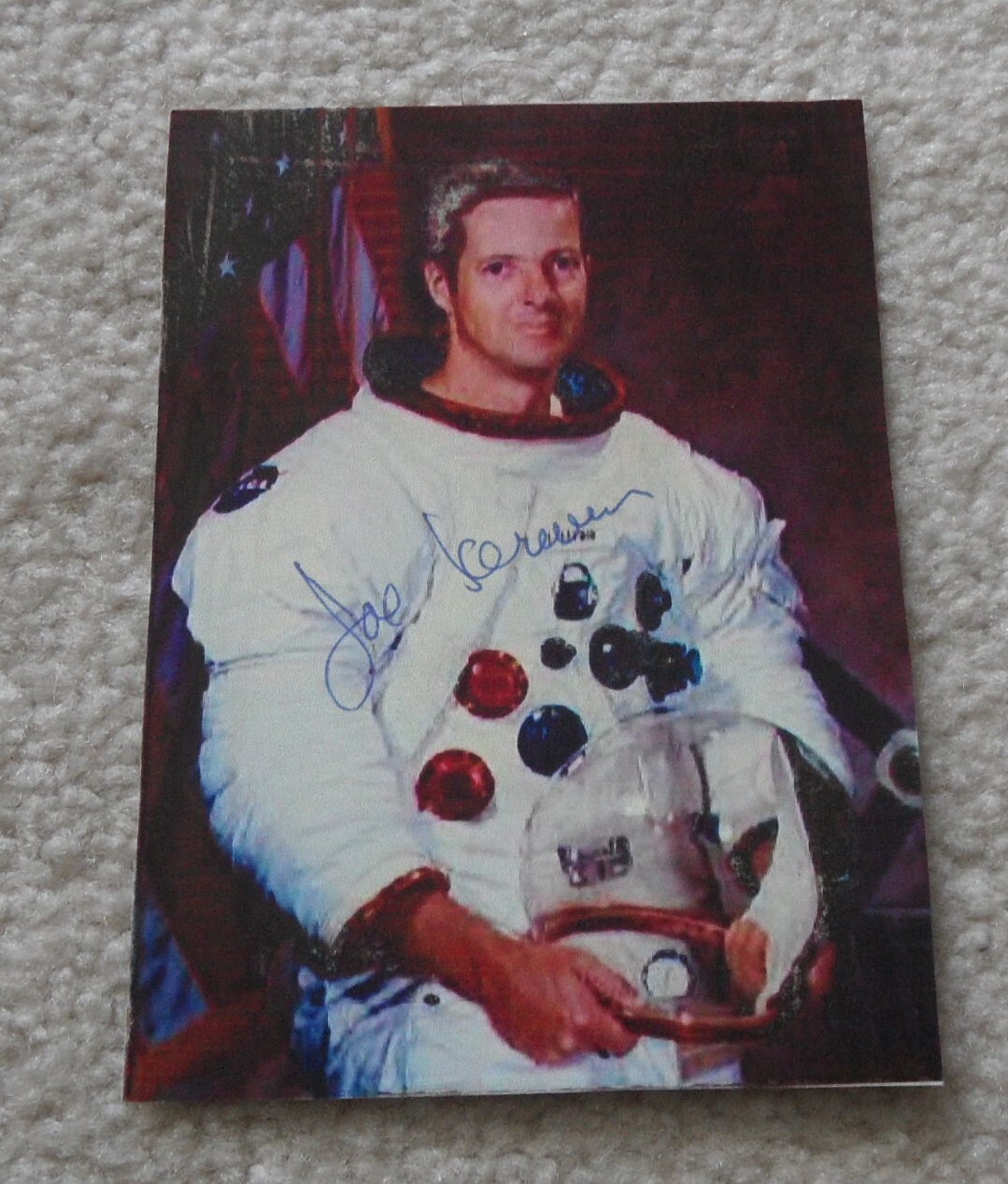 Astronaut Joe Kerwin Autograph Signed 3x5 Official NASA Photo Apollo 13 ...