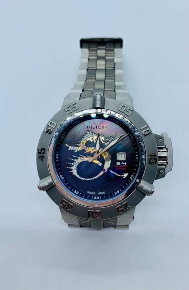 Invicta Watch Men’s Collector Edition Blue Dragon with Extra Links fits ...