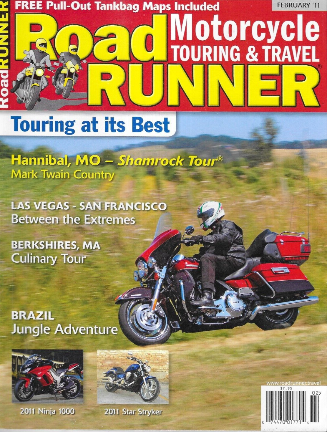 Road Runner Motorcycle Magazine Touring Travel Shamrock Tour Las Vegas ...