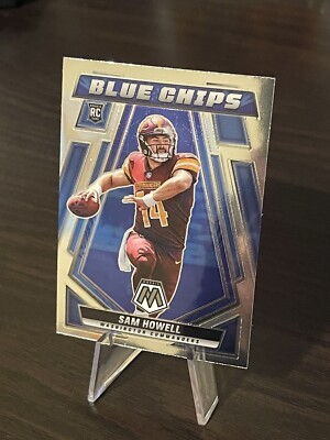 2022 Panini Mosaic Sam Howell RC Blue Chips Washington Commanders #BC-5 ...