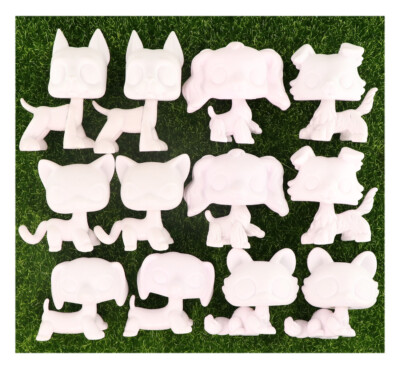 Custom lps White Bases lps Cat Collie Dachshund Dane Cocker Spaniel ...