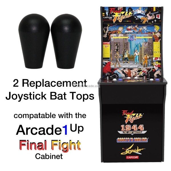 Arcade1up Final Fight, Rampage, Jamma, MAME, 2 Joystick Bat Top Handles ...