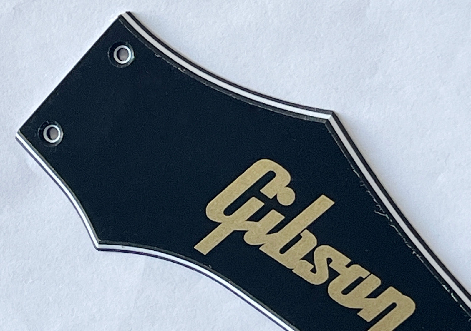 For Gibson Firebird "Logo"Truss Rod Cover Guitar Pickguard 3 Ply Black ...