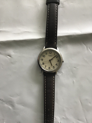 Timex Womans Indiglo, WR30M Wrist Watch with Leather Band | eBay