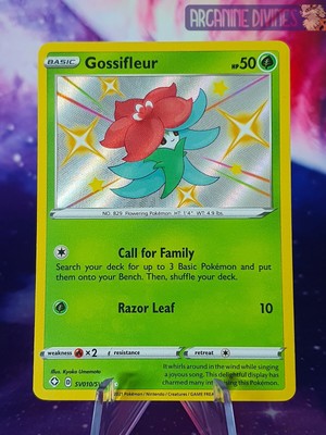 Gossifleur - Shining Fates SV010/SV122 - Holo Shiny Rare Pokemon Card ...