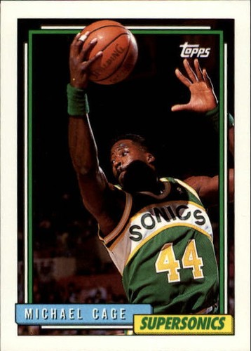 1992-93 Topps Seattle Supersonics Basketball Card #79 Michael Cage | eBay