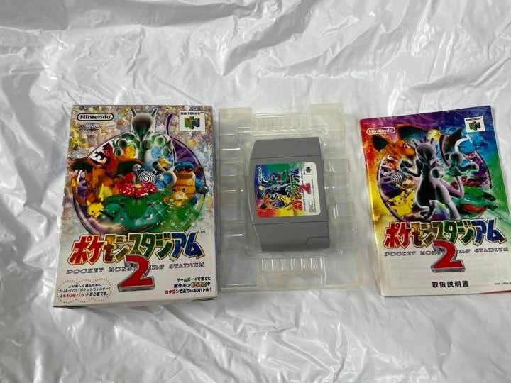 Nintendo 64 Pokemon Stadium 1 &2 & Gold Silver set Japan N64 w/box | eBay