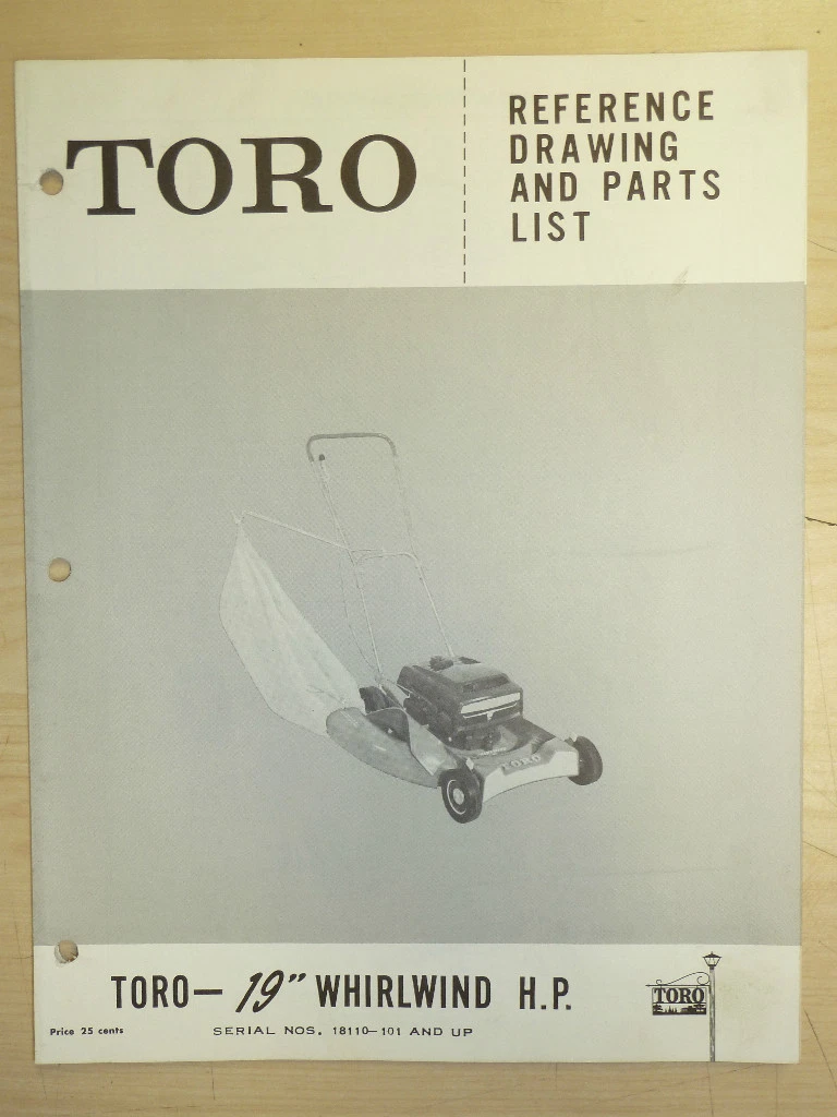 Toro Mower Parts List