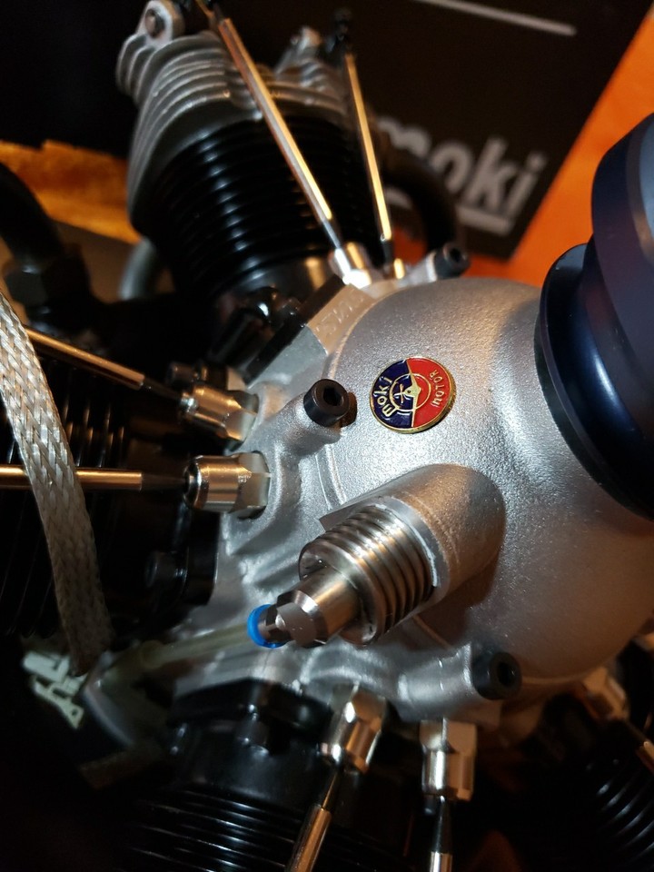 Moki Engine - Moki S 250 - ST 250 5 Cylinder RC Gas Motor - NIB - KIK25 | eBay