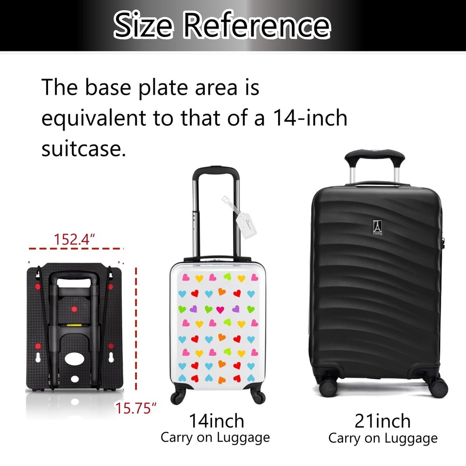 Folding Hand Truck Lightweight Hand Truck Dolly Foldable,Luggage cart ...