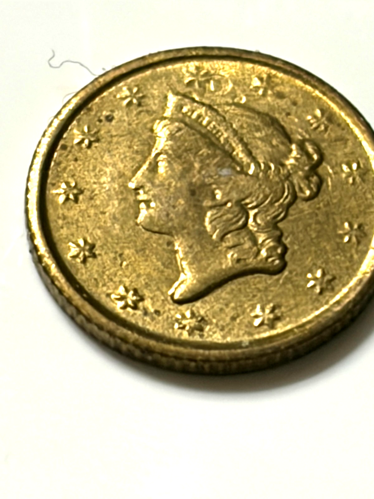 1852 D Liberty One Dollar Gold Coin | eBay