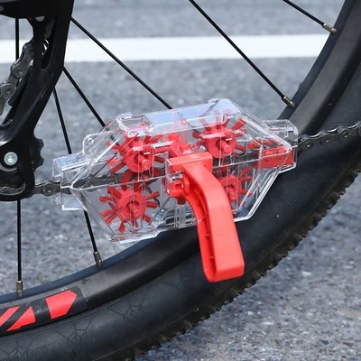 Transparent Chain Wash Tool Universal Bike Chain Washing Tools | eBay