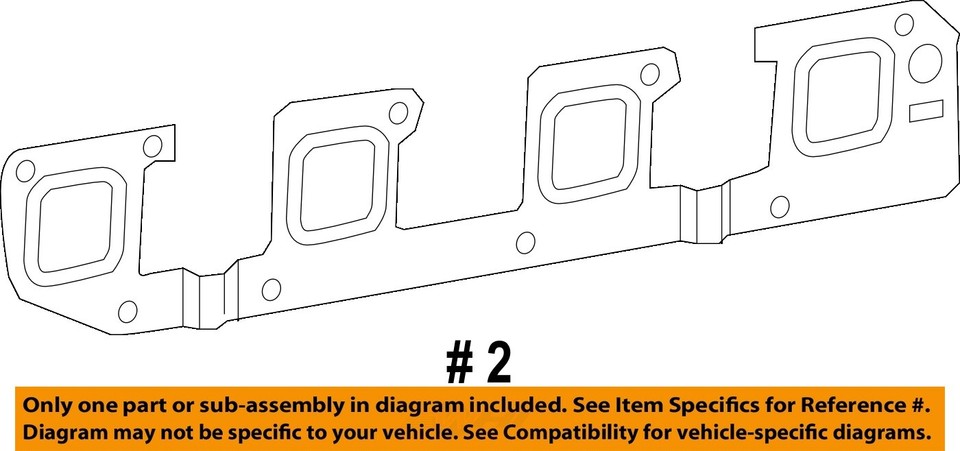 CHRYSLER OEM 08-23 1500 Classic Manifold-Exhaust Manifold Gasket ...
