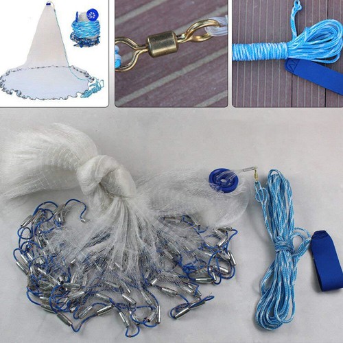 Fish Net Universal Fishing Throw Catch Net Easy Casting for Freshwater ...