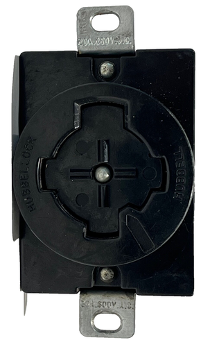Hubbell HBL20403 Hubbellock Locking Receptacle 30A 600VAC / 20A 250VDC ...