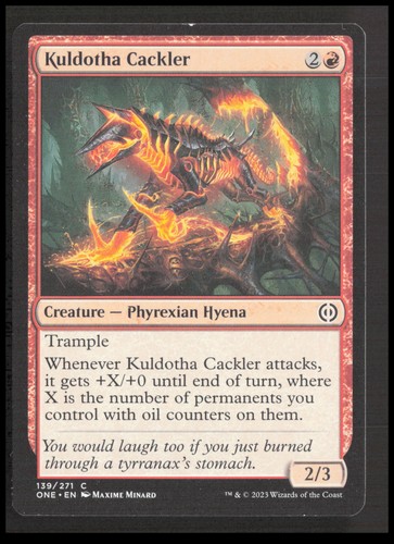 MTG Kuldotha Cackler 139 Common Phyrexia: All Will Be One Card CB-1-2-A ...