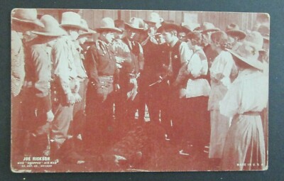 Joe Rickson Drops his Man Western Movie Scene Actor Arcade Exhibit Card ...
