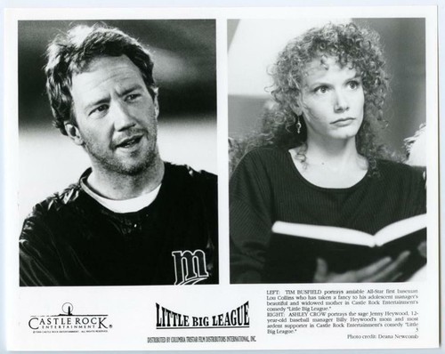 Tim Busfield Ashley Crow LITTLE BIG LEAGUE 1994 8x10 Org Movie Photo ...