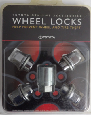OEM GENUINE TOYOTA WHEEL LOCKS SET NIP BRAND NEW SEALED 074324B | eBay