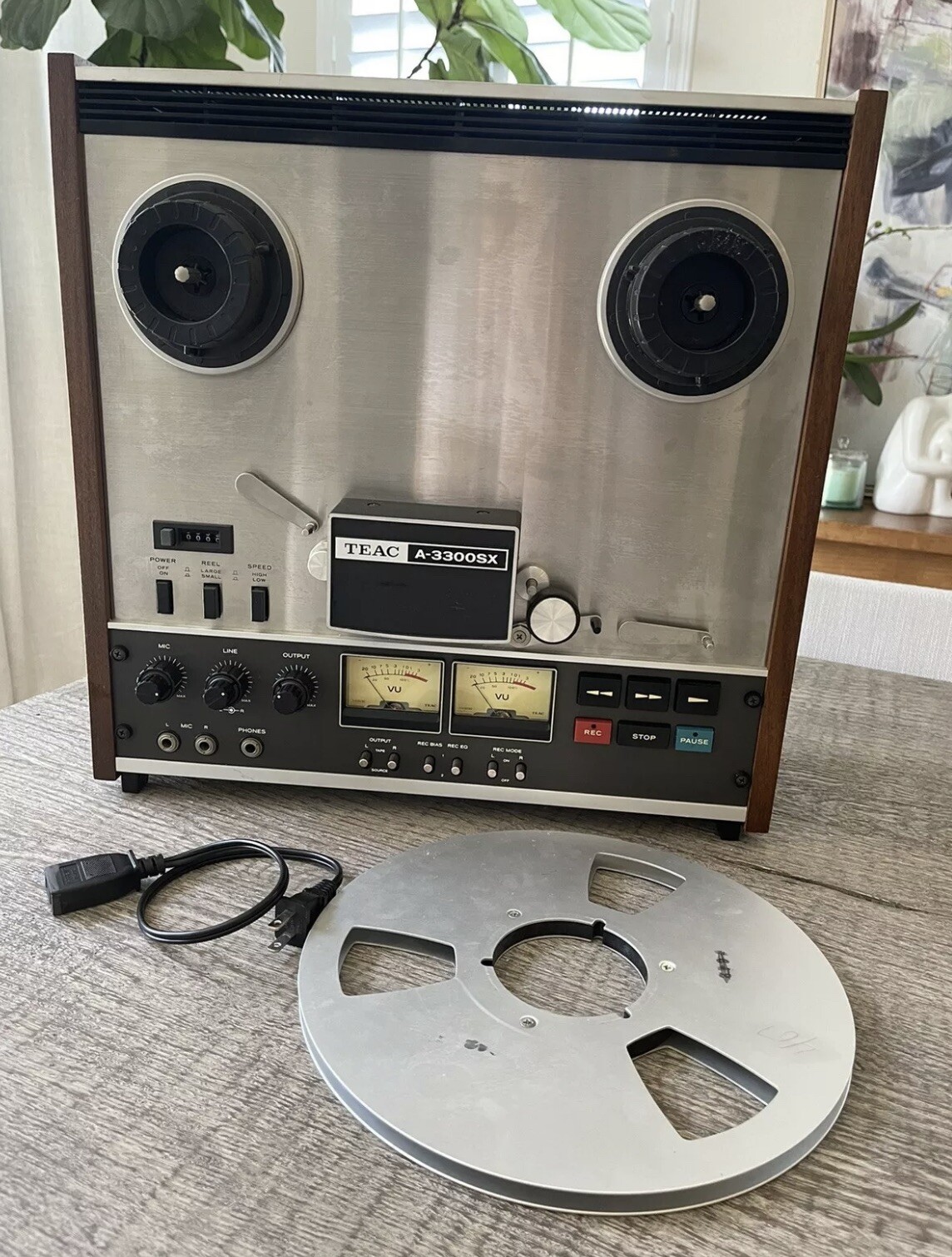 TEAC A-3300SX 10.5 inch 4 Track STEREO reel to reel tape deck recorder ...