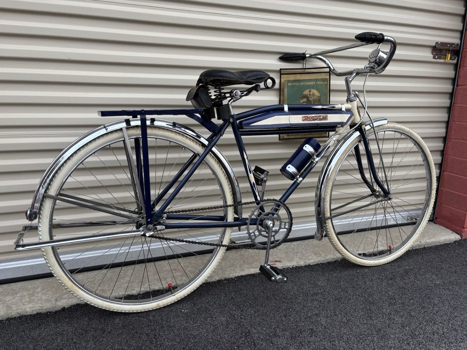 Antique 1920's Circa DP Harris ROLLFAST 28" original paint motorbike ...