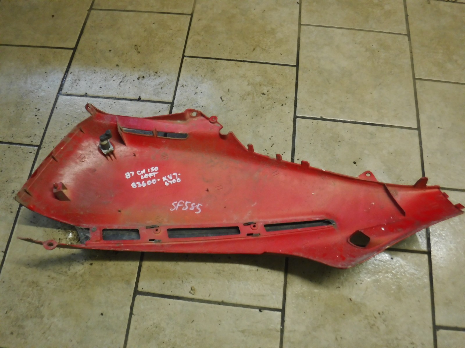 87 1987 Honda CH150 Elite 150 Left Side Fairing Cowling Cover SF585 | eBay