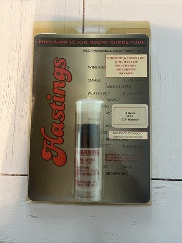 Hastings Browning Invector Full .725” Diameter 10 Gauge Choke Tube | eBay