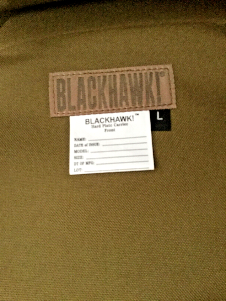 BlackHawk Tactical slick body armor IIIA Plate Carrier with IIIA Armor ...