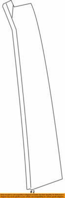 75762-53020 Toyota Moulding, rear door window frame, front lh ...