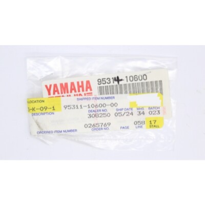 Yamaha Nut Part Number - 95314-10600 | eBay