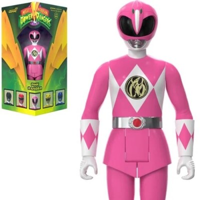 Mighty Morphin Power Rangers Pink Ranger Triangle Box 3 3/4-Inch ...