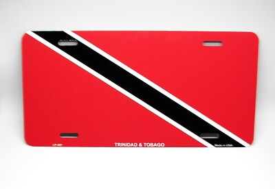 TRINIDAD TOBAGO FLAG METAL CAR LICENSE PLATE AUTO TAG | eBay