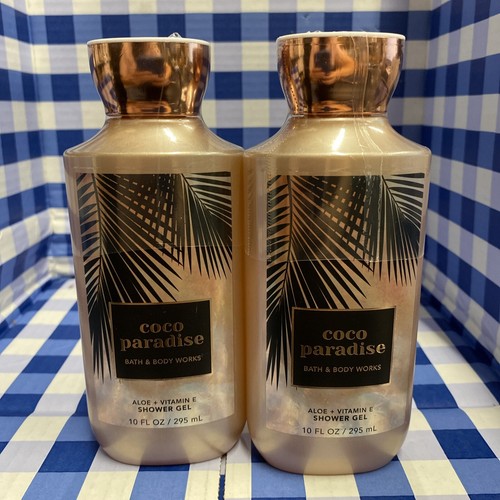 2 X Bath and Body Works Coco Paradise Shower Gel Wash 10 Fl Oz - Free ...