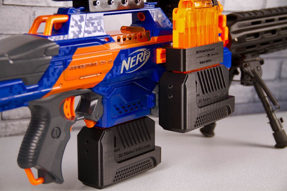 3DPS MRS-15A Modular Sniper Rifle - Accessory Kit for Nerf Rapidstrike ...