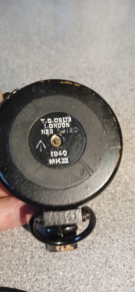 Original WW2 British Army 1940 MKIII Prismatic Compass TG Co.LTD London ...