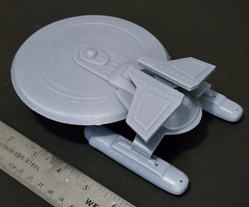1/2500 scale Apollo Class Starship W/ Decals! Star Trek printed resin ...