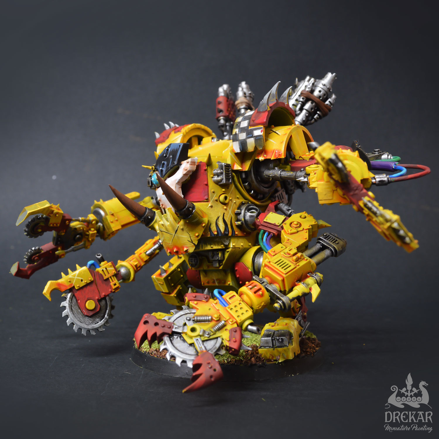 Deff Dread Ork warhammer 40K ** COMMISSION ** painting | eBay