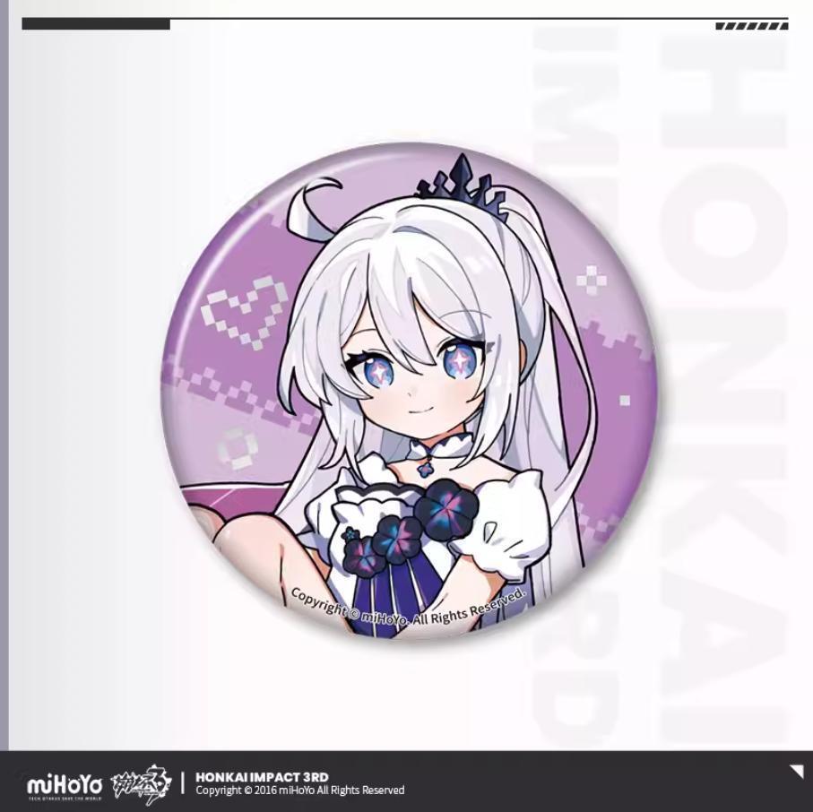 HONKAI IMPACT 3RD TEA PARTY RITSUSHA SERIES CAN BADGE OF THE END KIANA ...