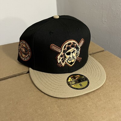 NWT Pittsburgh Pirates New Era Fitted Hat Club Rust Belt Patch MLB Sz ...