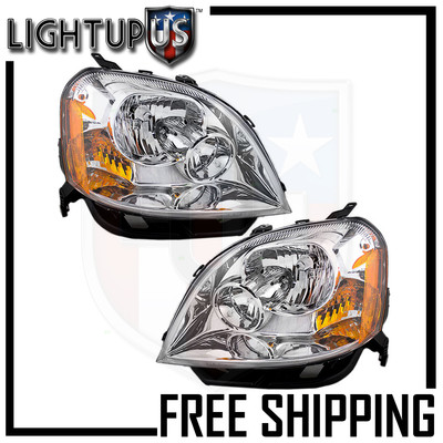 Headlights Headlamps Pair Left right set for 05-06 Ford 500 Five ...